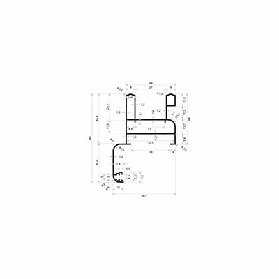 61'lik Seri Profilleri - ALUWORK ALUMINIUM SYSTEM PROFILES A ...